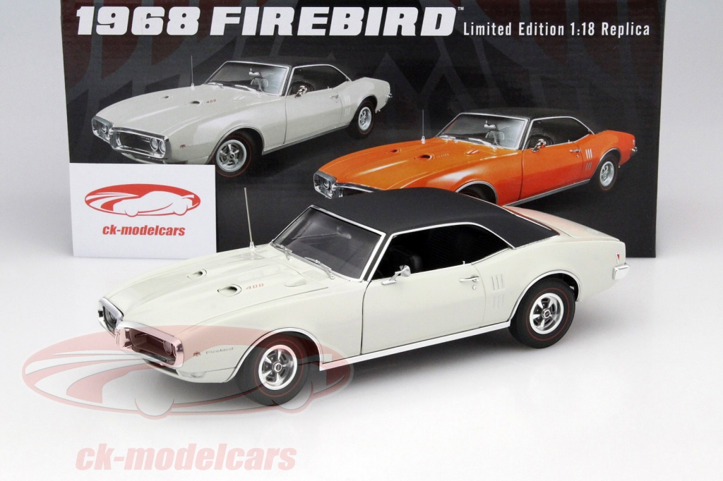 GMP 1:18 Pontiac Firebird Year 1968 ivory 1805206 model car 1805206
