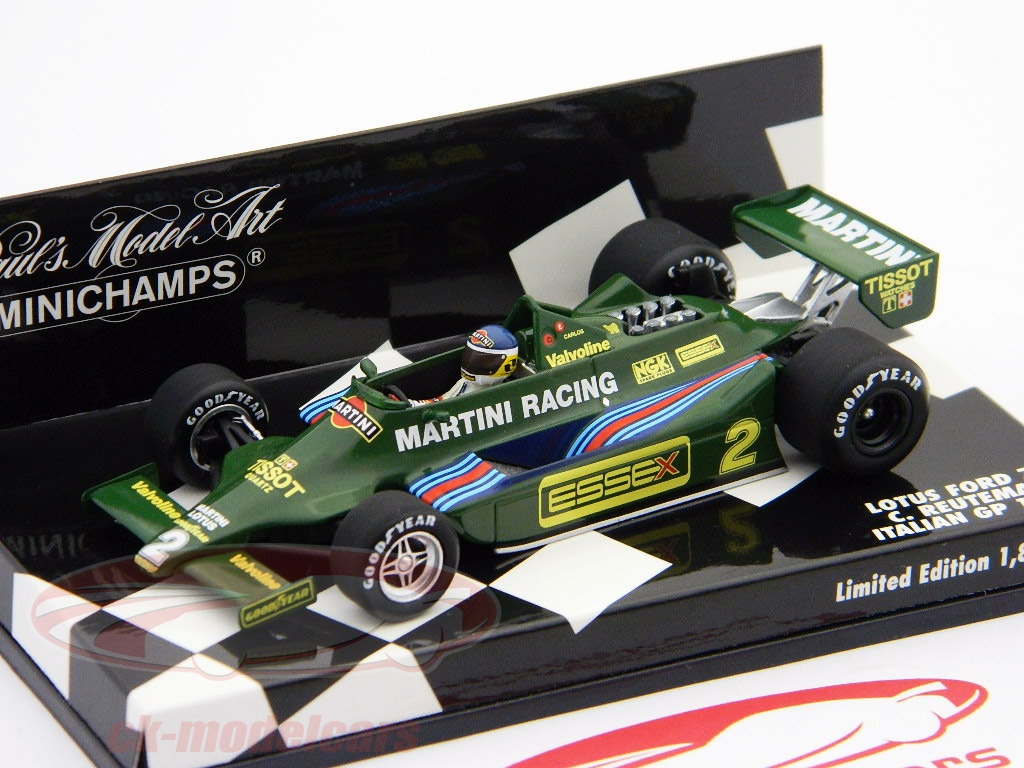 Minichamps 1:43 C. Reutemann Lotus Ford79 formula 1 1979 Italien GP ...