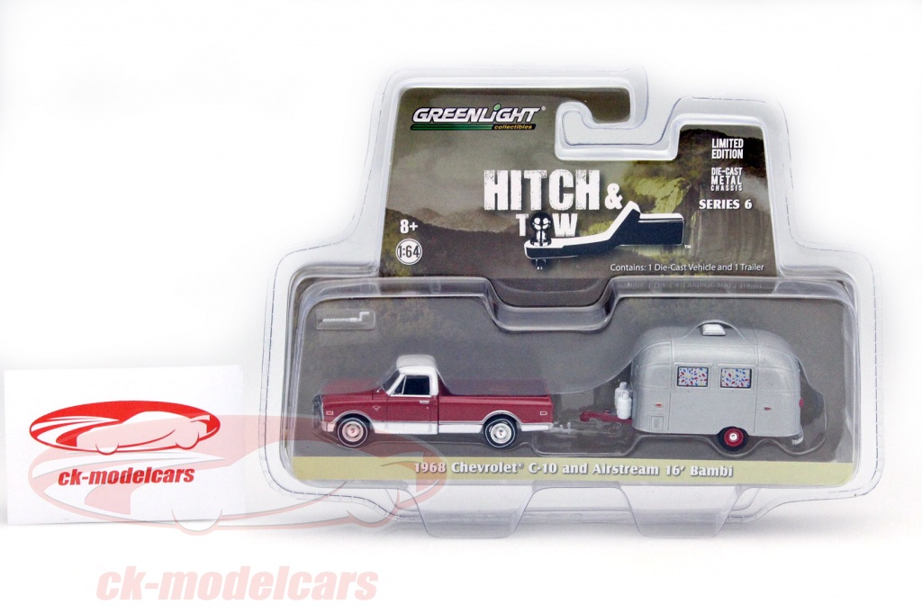 Greenlight 1:64 Chevrolet C-10 mit Airstream Bambi Hitch and Tow Series ...