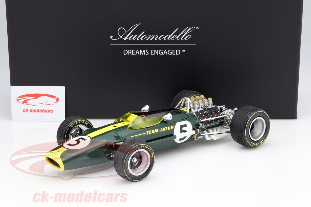 Automodello 1:12 Jim Clark Lotus 49 #5 Winner Netherlands GP formula 1 1967 AM12-CTL-49-JC model ...
