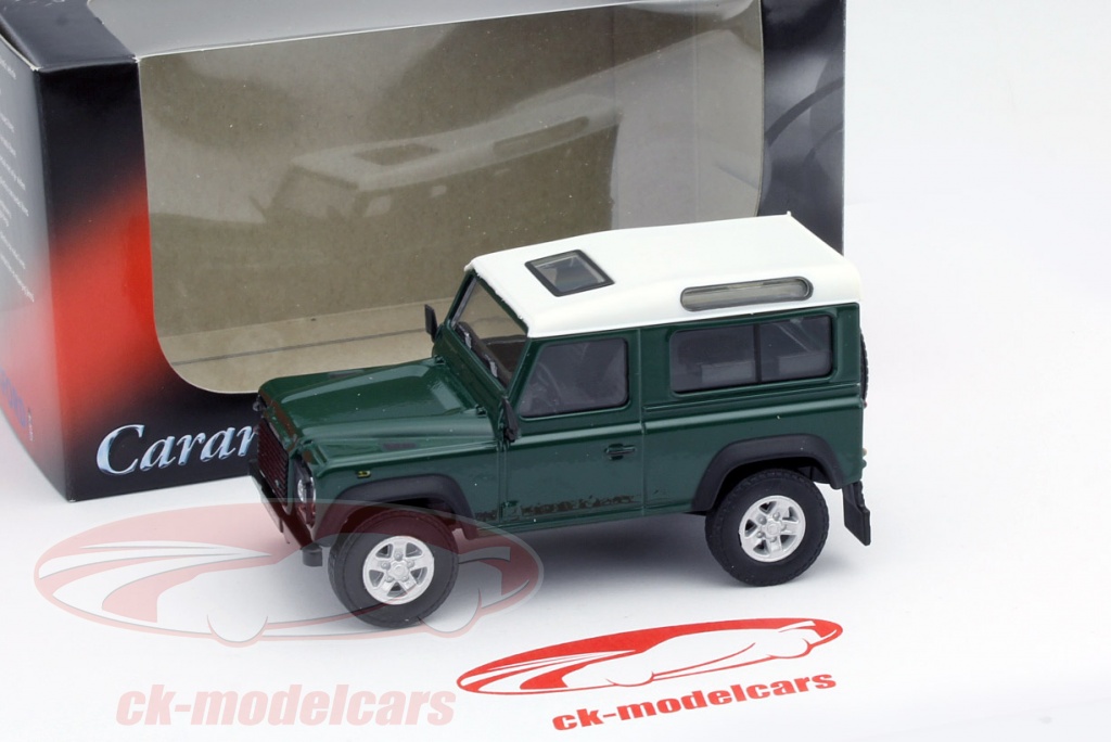 Cararama 1:43 Land Rover Defender 90 濃い緑色 55260 モデル 車 55260 8719247211422