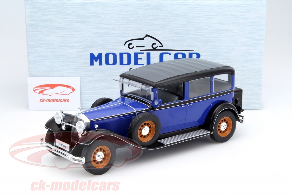 Modelcar Group 1:18 Mercedes-Benz Typ Nürburg 460/460 K blue / black ...