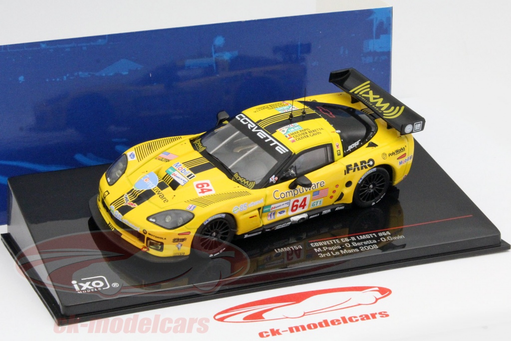 Ixo 1:43 Corvette C6-R LMGT1 #64 3. Space 24h LeMans 2008 Beretta ...