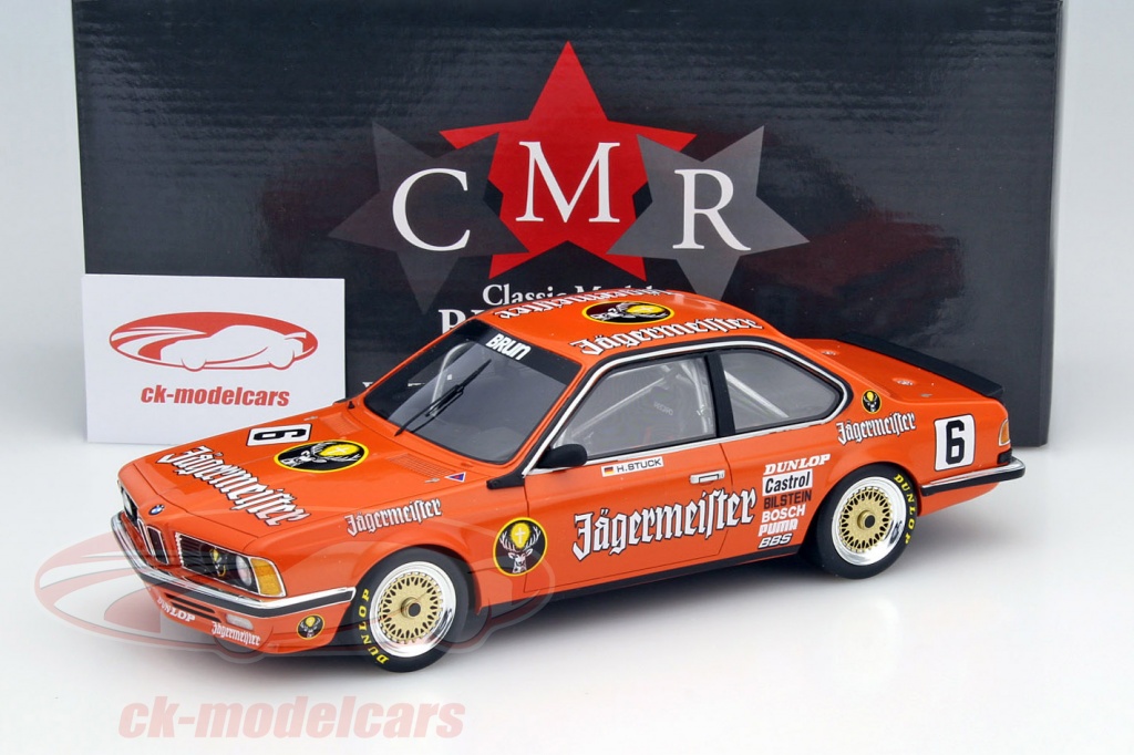 CMR 1:18 BMW 635 CSI #6 DPM 1984 H.-J. Stuck Jägermeister Brun ...