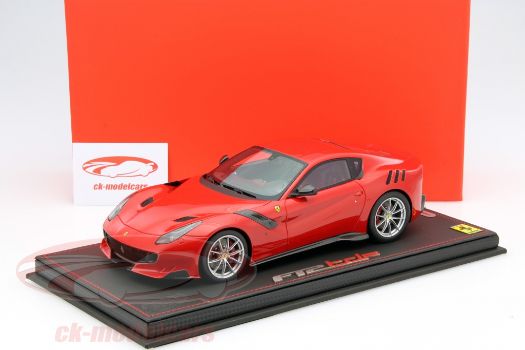 BBR Models 1:18 Ferrari F12 TDF Year 2015 red P18121B model car P18121B ...