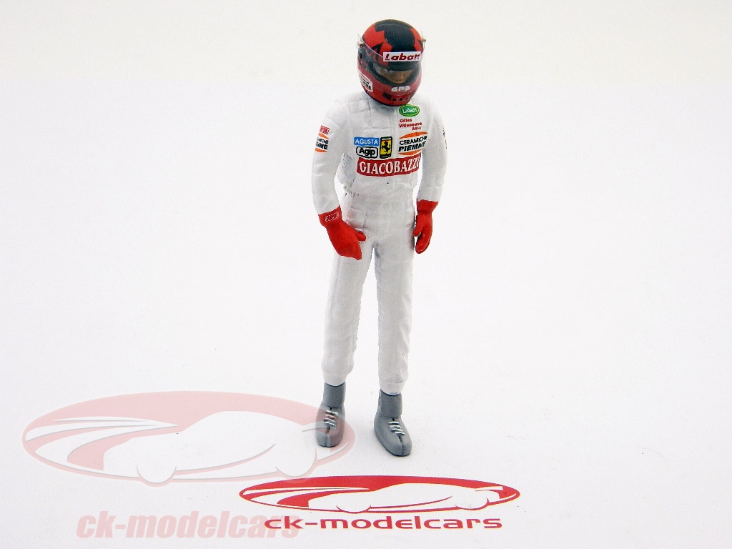 TopModelCollection 1:18 G. Villeneuve driver figure formula one 1982 ...