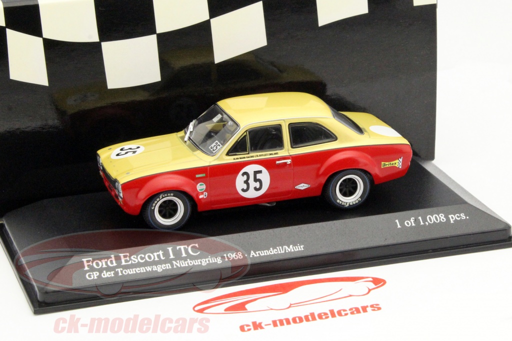Minichamps 1:43 Ford Escort I TC #35 GP of the touring car Nürburgring ...