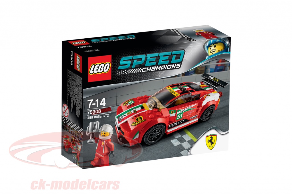 LEGO® Speed Champions Ferrari 458 Italia GT2 #51 75908 Modellauto 75908 ...