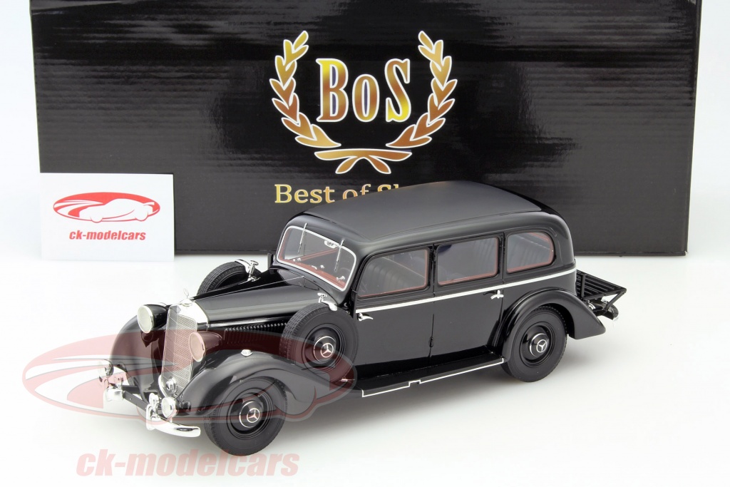 BoS-Models 1:18 Mercedes-Benz 260D Year 1937 black BOS065 model car ...