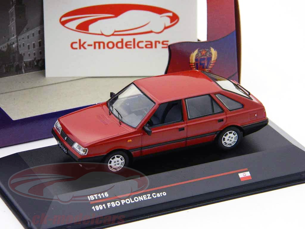 Ixo 1:43 FSO Polonez Caro Bj. 1991 red IST116 model car IST116 9580015501484