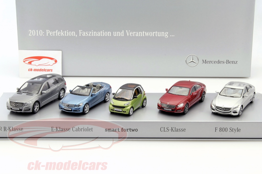 Minichamps 1:43 Mercedes-Benz tryk sæt 2010 / Norev / Spark / Schuco ...