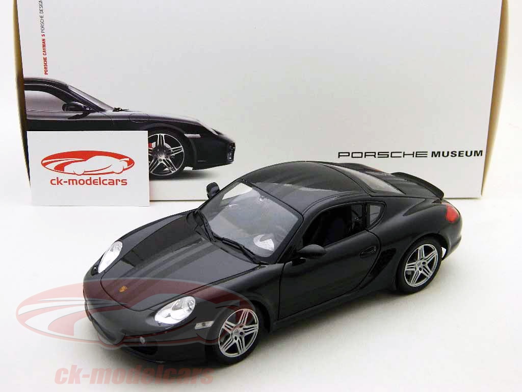 Welly 1:18 Porsche Cayman S Design Edition 1 noir / blanc MAP02103008 modèle voiture MAP02103008