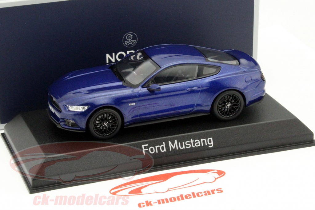 Norev 1:43 Ford Mustang année 2015 bleu 270549 modèle voiture 270549 ...