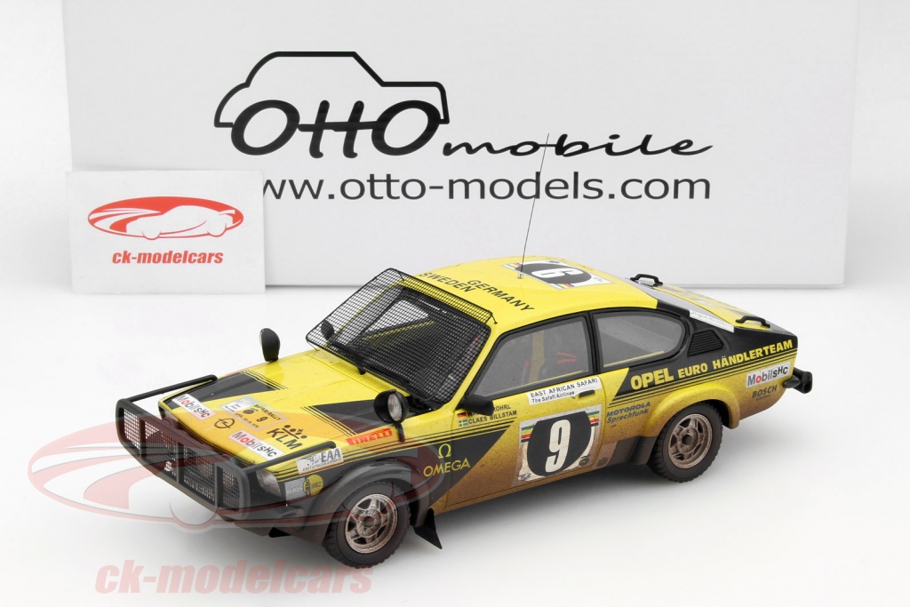 Ottomobile 1:18 Opel Kadett GT/E Gr. 4 #9 Safari Rallye 1976 Röhrl ...