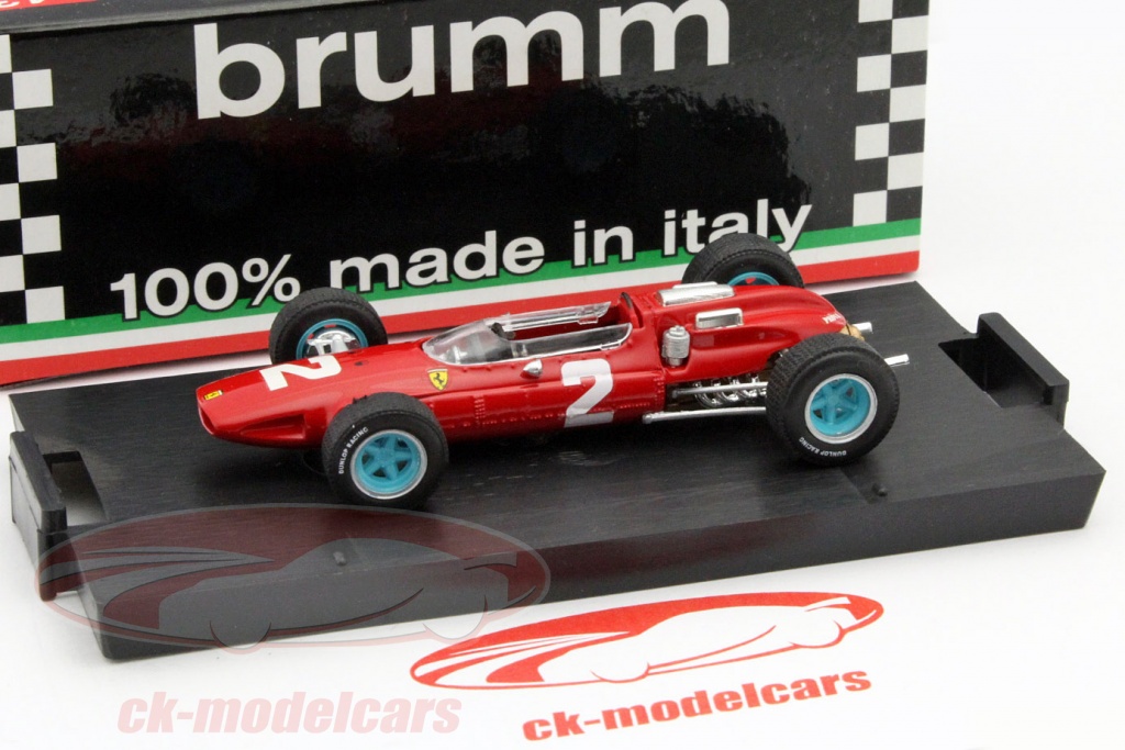 Brumm 1:43 John Surtees Ferrari 158 #2 World Champion Italy GP formula 1 1964 R290 model car ...