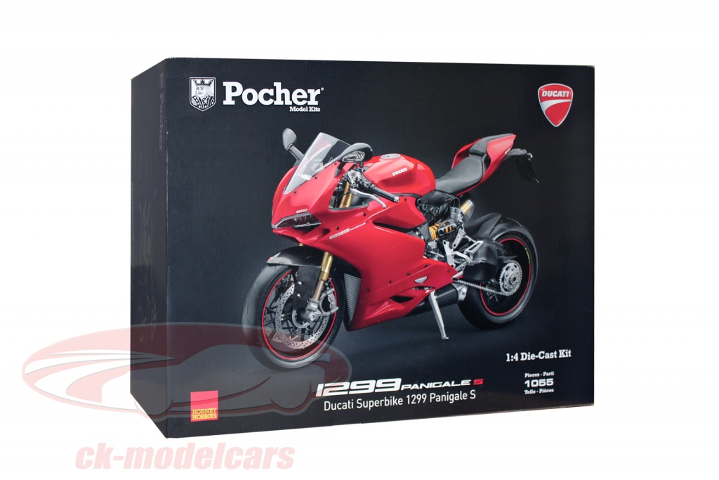 Pocher 1:4 Ducati Superbike 1299 Panigale S kit red PHK107 model car PHK107