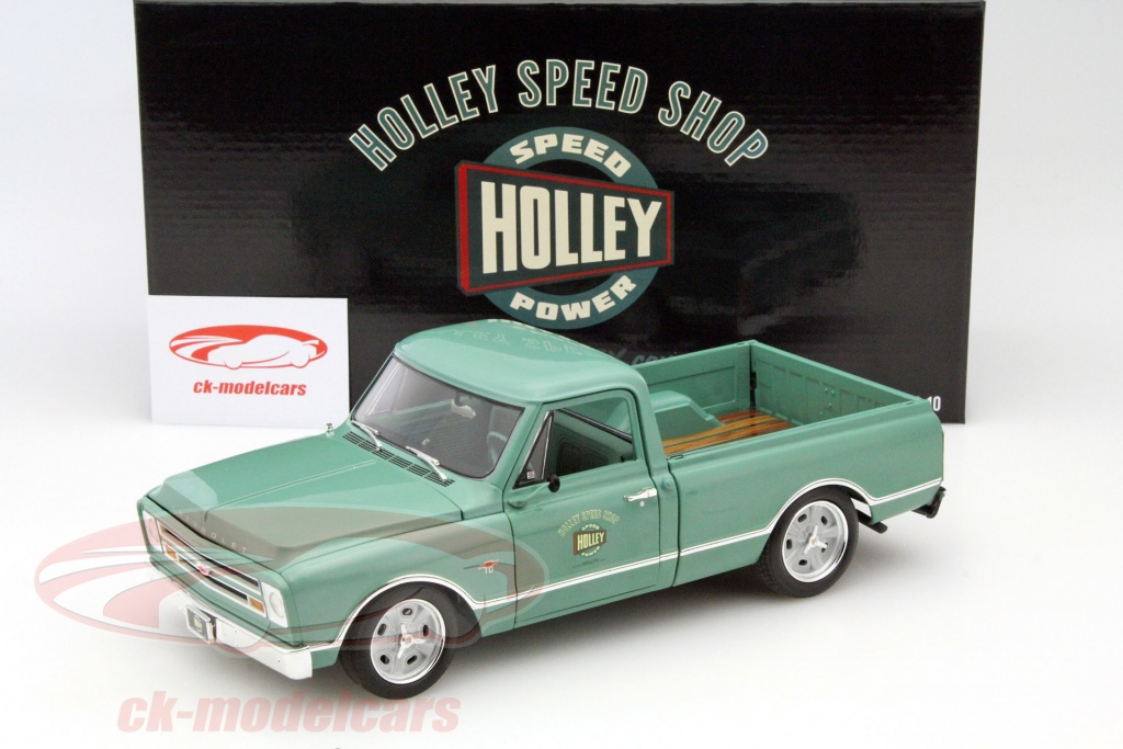 GMP 1:18 Chevrolet C10 Pick Up Year 1967 turquoise 1807204 model car ...