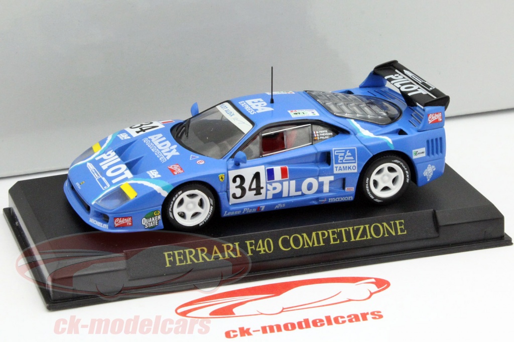 Altaya 1:43 Ferrari F40 #34 24h LeMans 1995 Ferte, Thevenin, Palau ...
