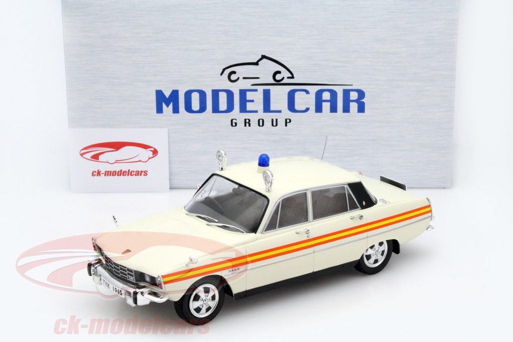 ModelCarGroup 1:18 Rover 3500 V8 Grande-Bretagne police blanc ModelCar ...