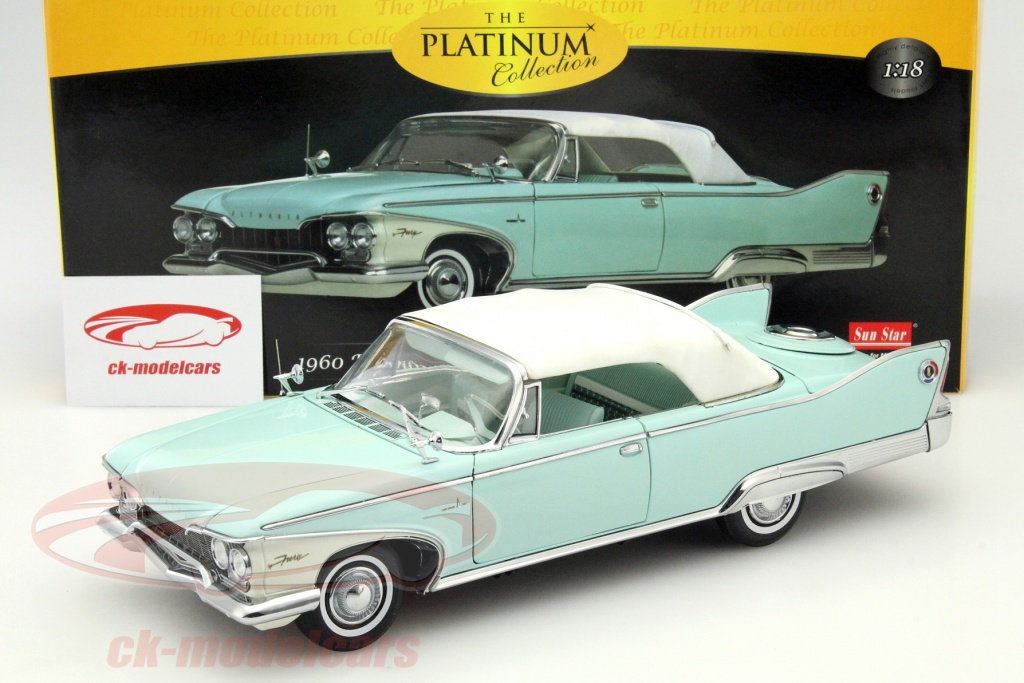 Sun Star Models 1:18 Plymouth Fury Closed Convertible Baujahr 1960 ...