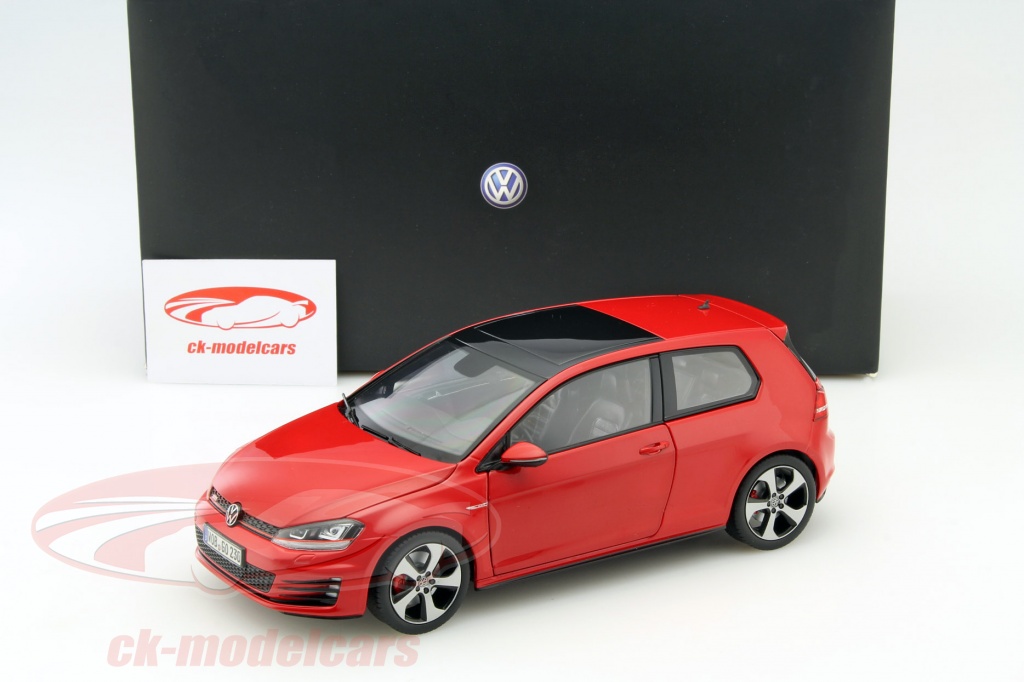 Norev 1:18 Volkswagen VW Golf VII GTI Construction year 2013 red 5G3 ...