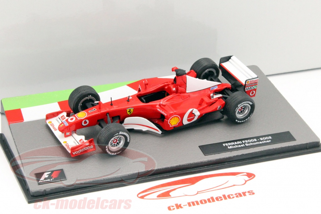 Altaya 1:43 Michael Schumacher Ferrari F2002 #1 World Champion formula ...