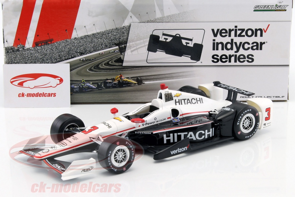 Greenlight 1:18 Helio Castroneves Chevrolet #3 IndyCar Series 2017 ...