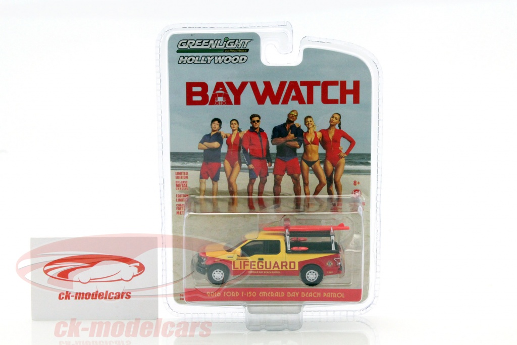 Greenlight 1:64 Ford F-150 Emerald Bay Beach Patrol film Baywatch 2017 ...