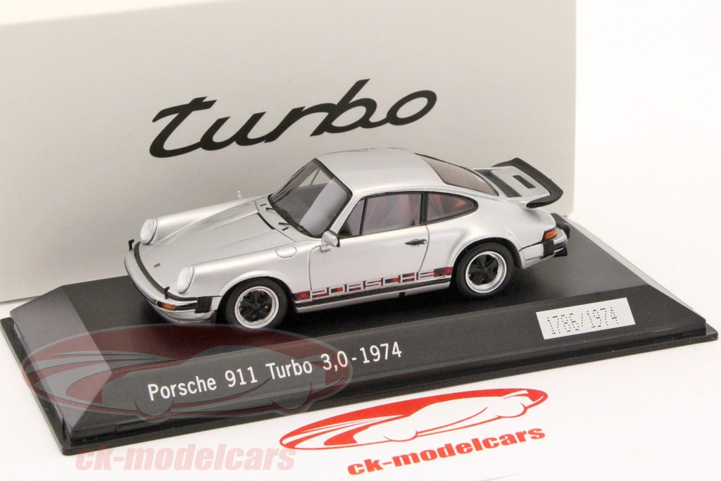 Spark 1:43 Porsche 911 Turbo 3,0 Baujahr 1974 silber WAP0201440G ...
