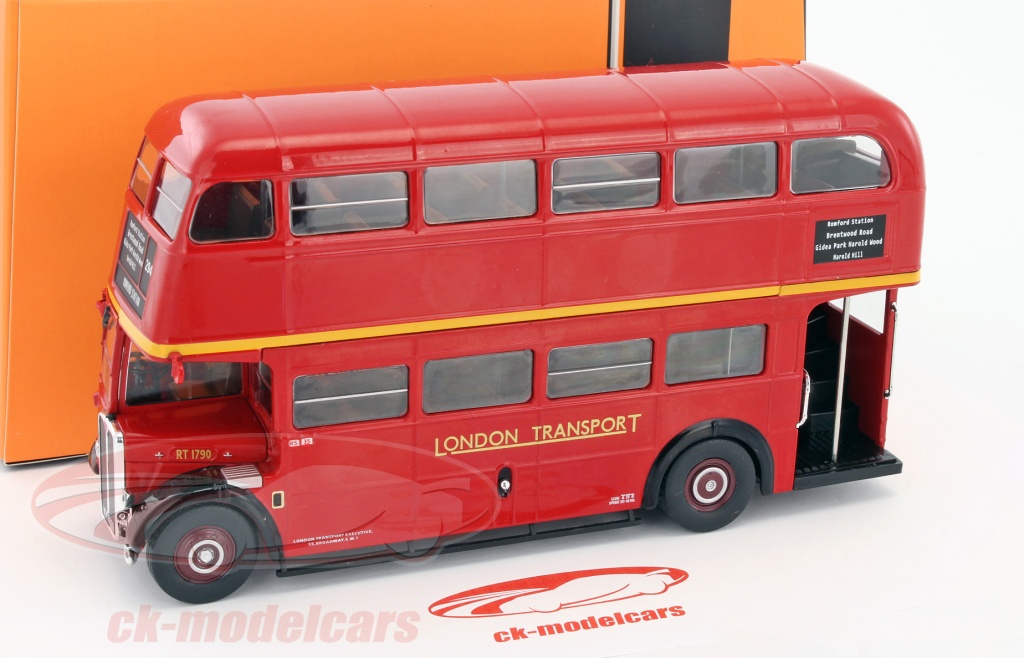 Ixo 1:43 AEC Regent III RT Baujahr 1939 London Transport rot BUS002 ...