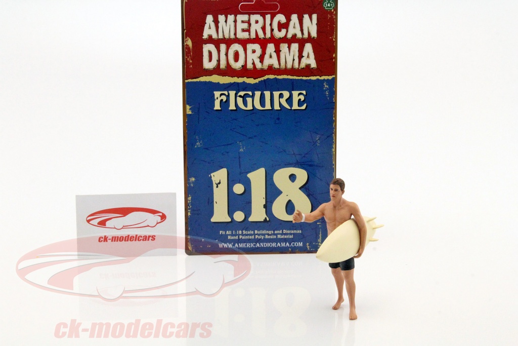 American Diorama 1:18 Surfer Jay Figur AD-77442 Modellauto AD-77442 ...