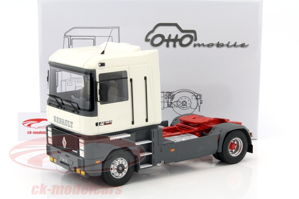 Ottomobile 1:18 Renault AE 500 Magnum Truck year 1991 white OT215 model car OT215 9580010203857