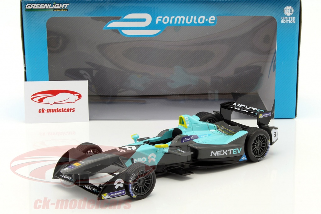 Greenlight 1:18 Nelson Piquet jr. NextEV 700R #3 formula E 2016/17 ...