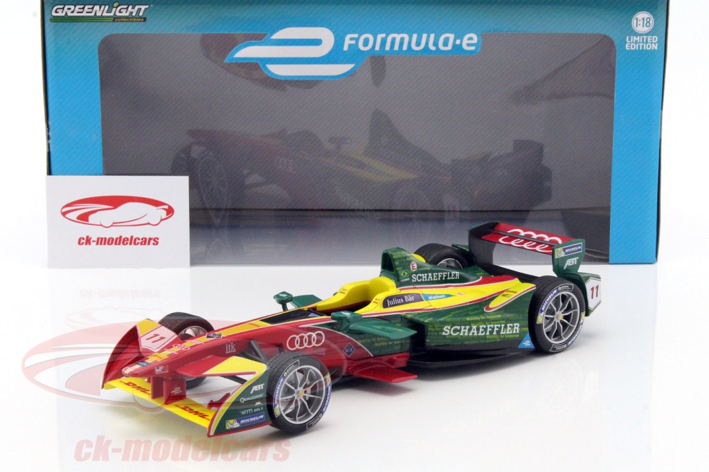 Greenlight 1:18 Lucas di Grassi ABT Schaeffler FE02 #11 Formel E 2016/ ...
