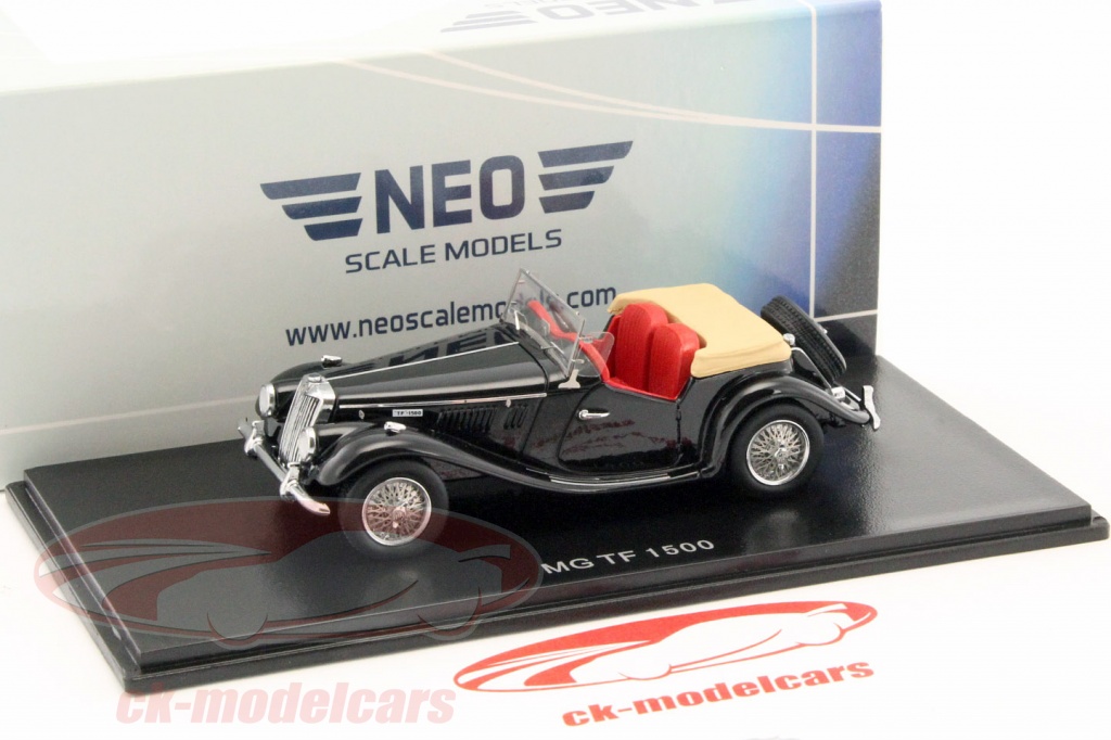 Neo 1:43 MG TF 1500 RHD schwarz NEO43926 Modellauto NEO43926 4052176699805