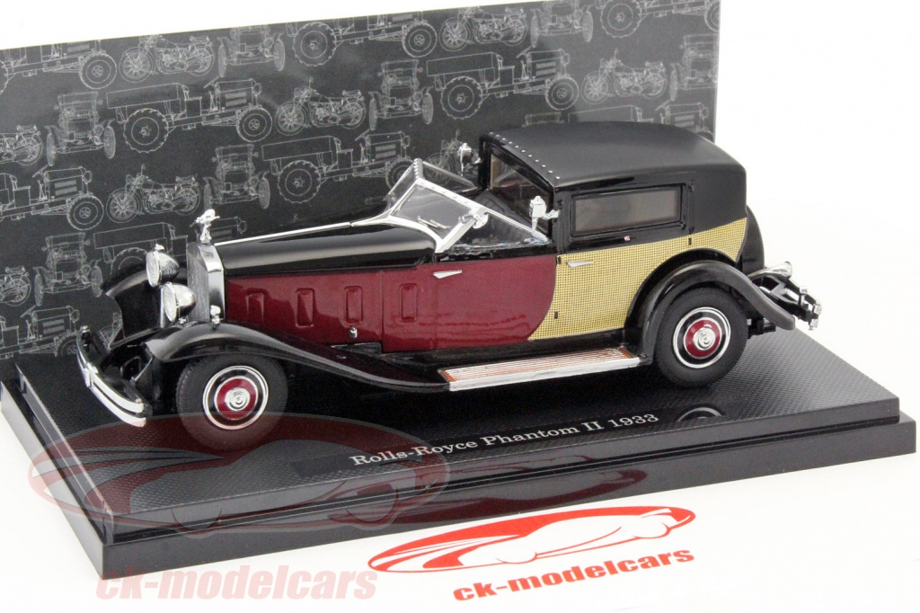 Dongguan 1:43 Rolls Royce Phantom II Construction year 1933 ruby red ...
