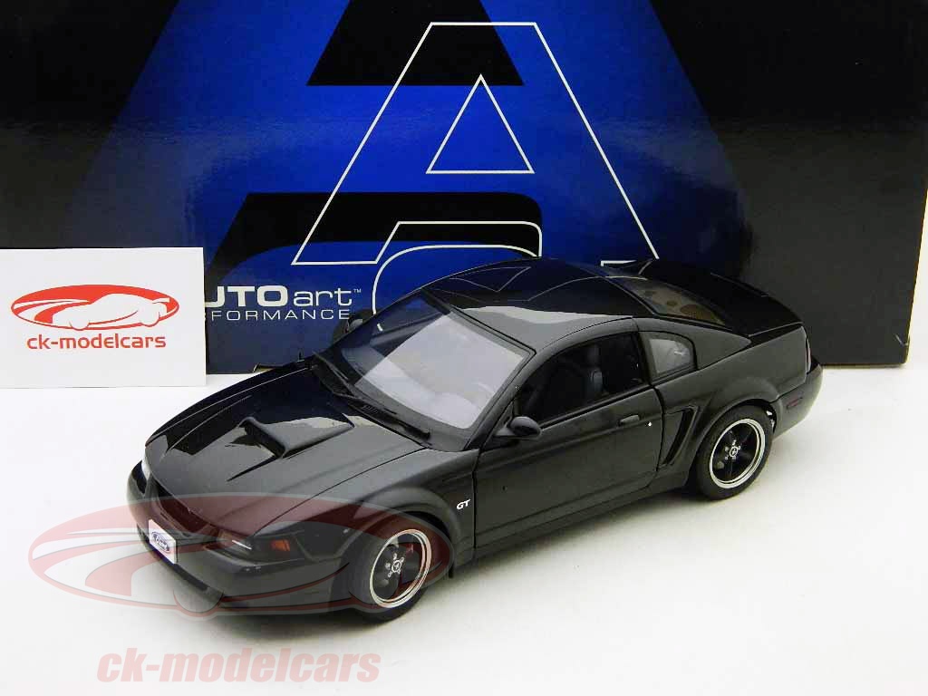 AUTOart 1:18 Ford Mustang GT Bullit Bj. 2001 black 72852 model car ...