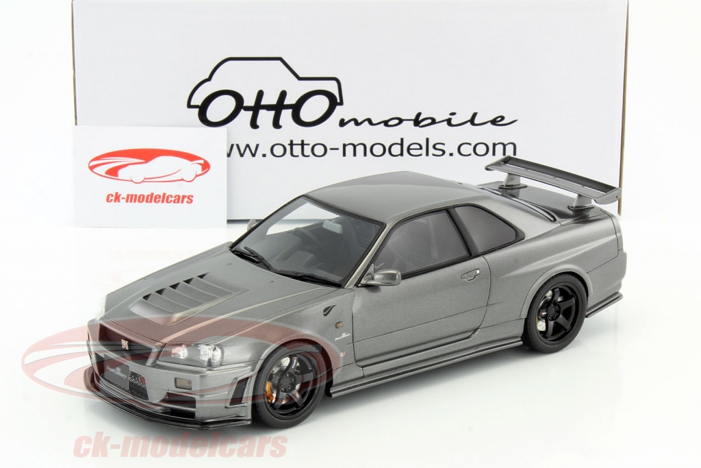 Ottomobile 1:18 Nismo GT-R (R34) Clubman Race Spec year 1984 gray ...