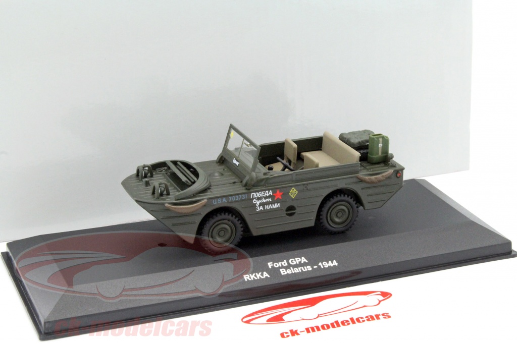Altaya 1:43 Ford GPA RKKA Belarus 1944 dark olive green MAG EX56 model ...
