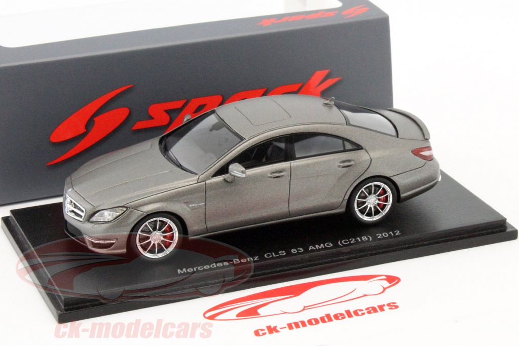 Spark 1:43 Mercedes-Benz CLS 63 AMG (C218) year 2012 matt gray S4982 ...