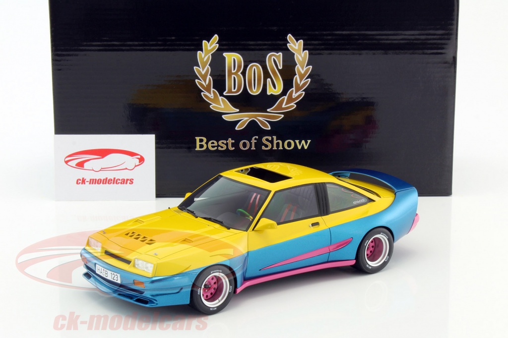 BoS-Models 1:18 Opel Manta B Mattig から インクルード フィルム Manta Manta 1991 黄色 ...