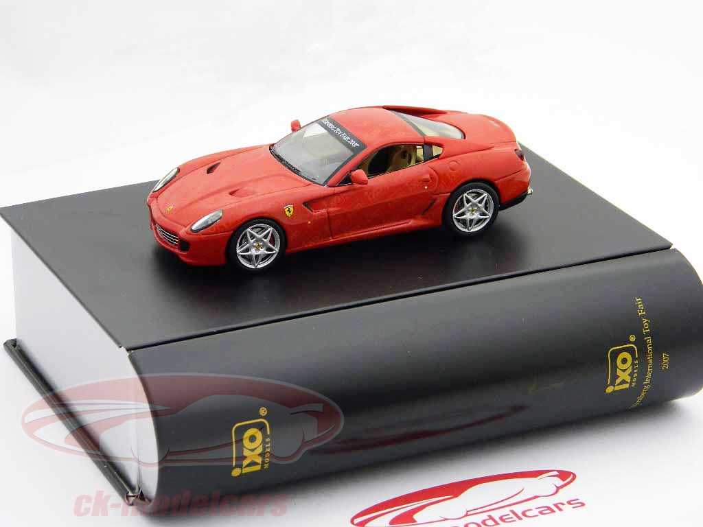 Ixo 1:43 Ferrari 599 GTB rot / red Sondermodell Spielwarenmesse 2007 ...