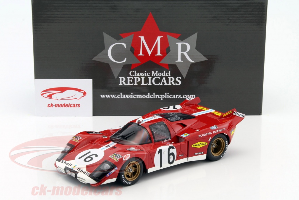 CMR 1:18 Ferrari 512S #16 24h LeMans 1970 Moretti, Manfredini CMR021 ...