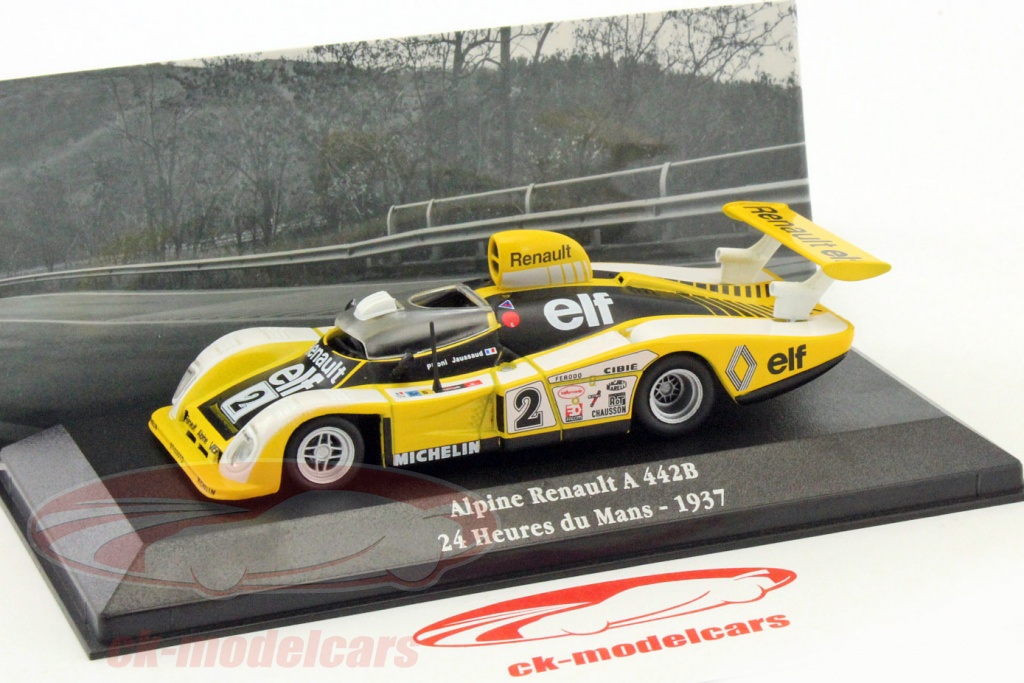 Atlas 1:43 Alpine Renault A 442B #2 勝者 24h LeMans 1978 Pironi, Jaussaud ...