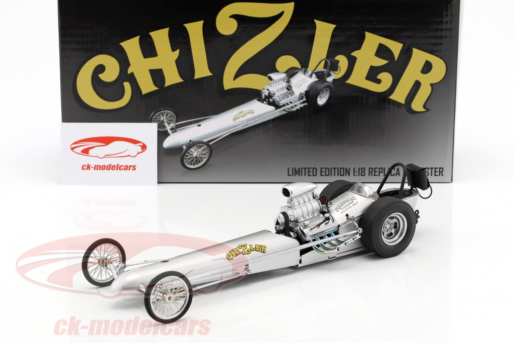 GMP 1:18 The Chizler V Vintage Dragster grau GMP18847 Modellauto ...