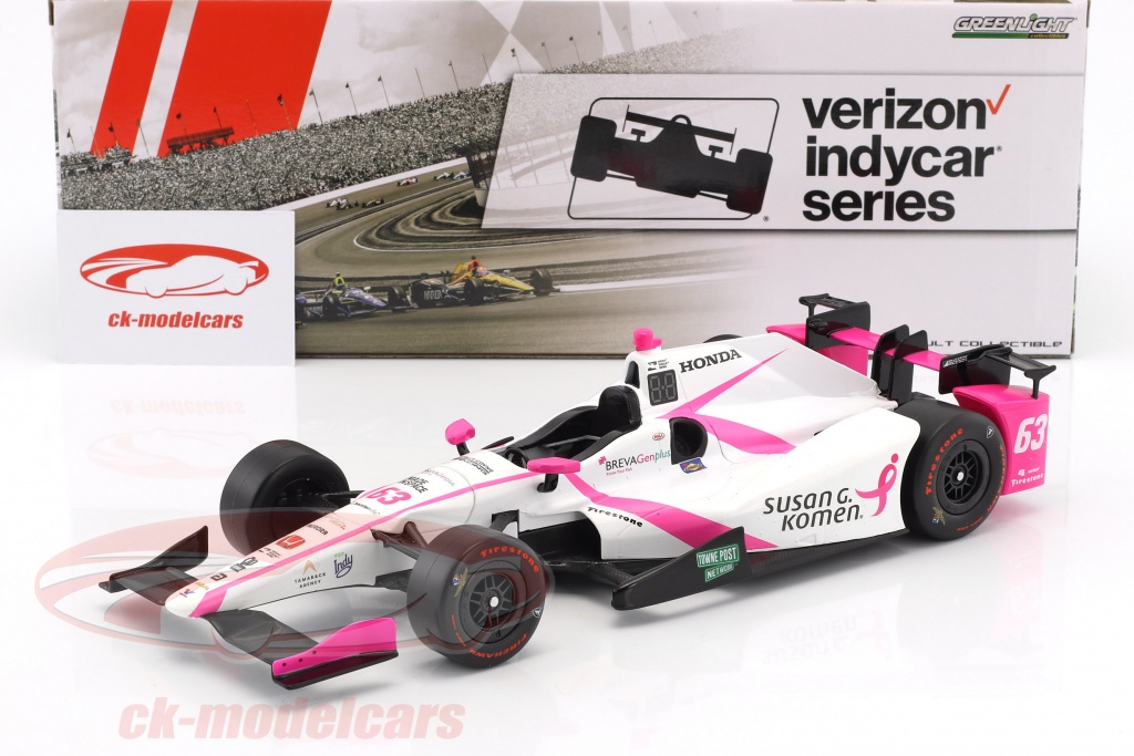 Greenlight 1:18 Pippa Mann Honda #63 IndyCar Series 2017 11016 model ...