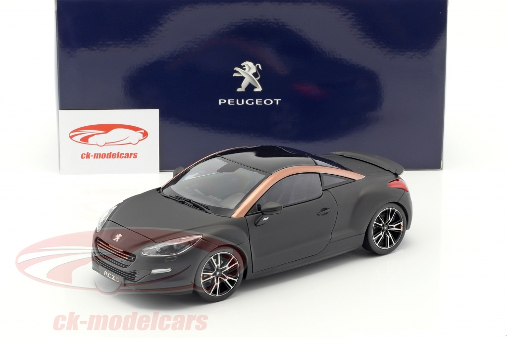 Norev 1:18 Peugeot RCZ R Concept Car année de construction 2012 noir mat / cuivre 184787 ...