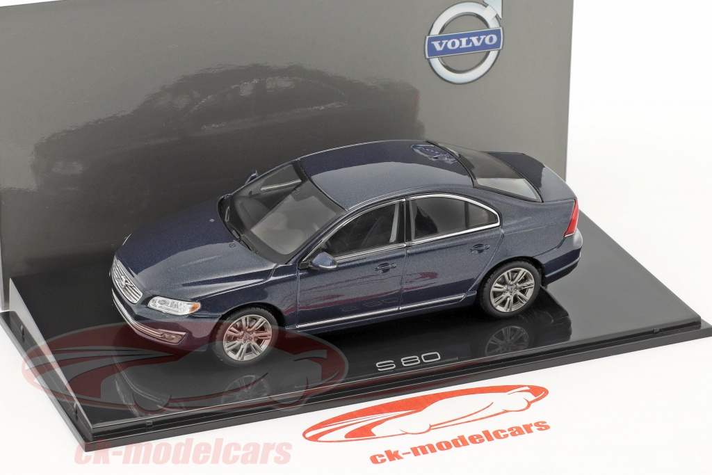 Norev 1:43 Volvo S80 year 2015 caspian blue VOLVO49500 model car ...