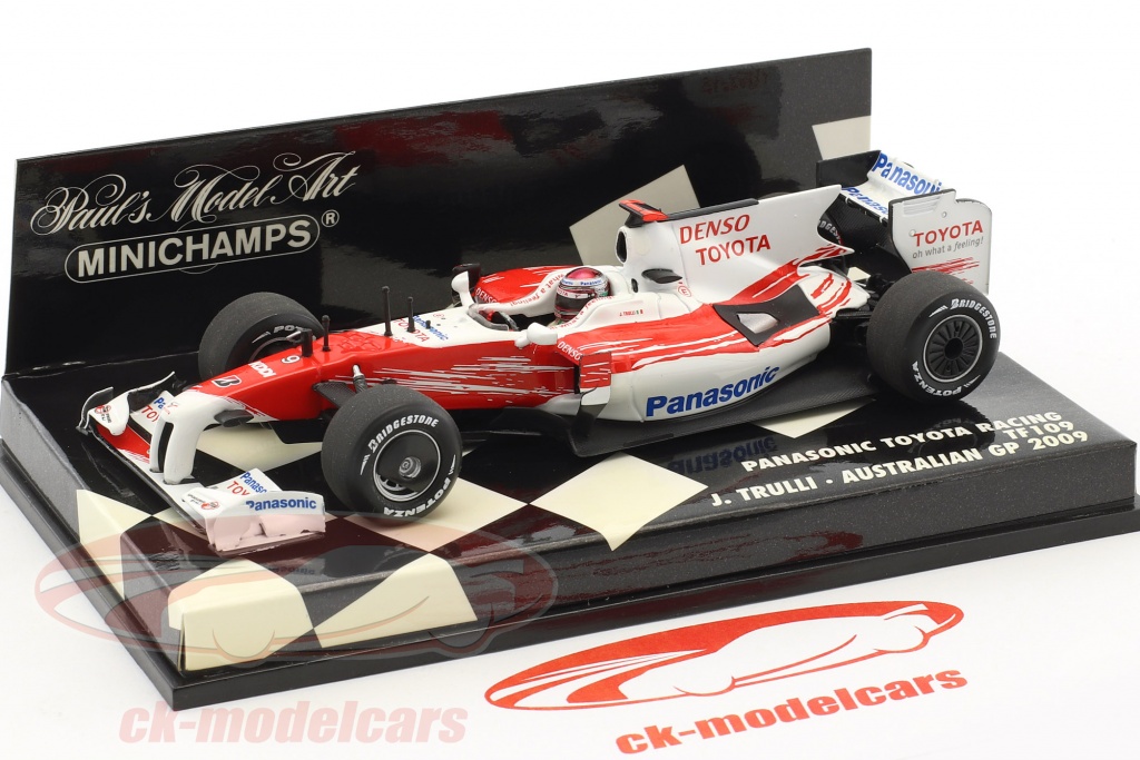 Minichamps 1:43 Jarno Trulli TF109 #9 Australia GP formula 1 2009 ...