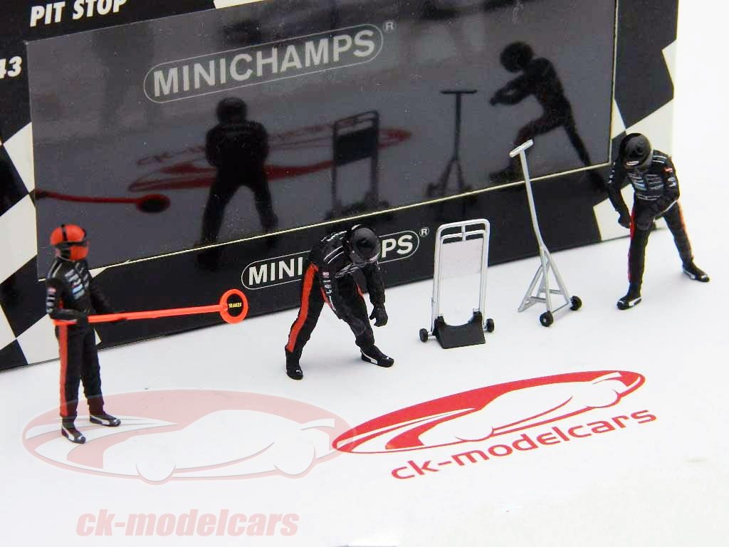 Minichamps 1:43 Minardi F1 Team Tyre Change Set 4 3 figures 343100094 ...